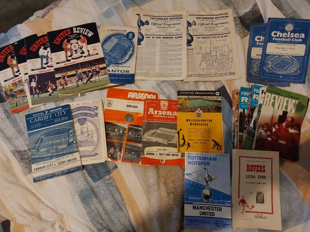 JOBLOT OF 1950S 1960's and 1970's football programmes £21.52 - PicClick UK